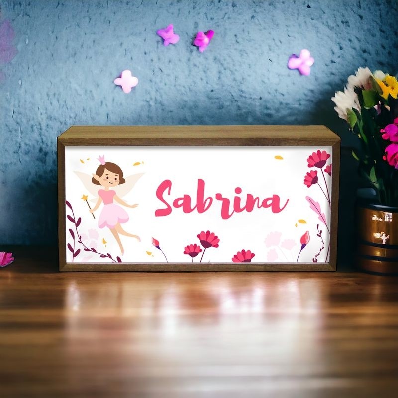 Personalised Wall Mountable Or Self Standing Wooden Light Box Sign ...