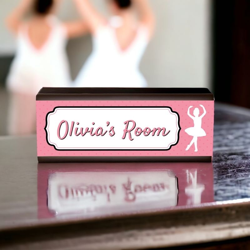 Personalised Wall Mountable Or Self Standing Light Box Night Light - Ballet